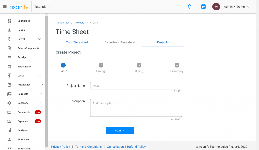 Employee Timesheet: How to create Templates and Track Time? | Asanify