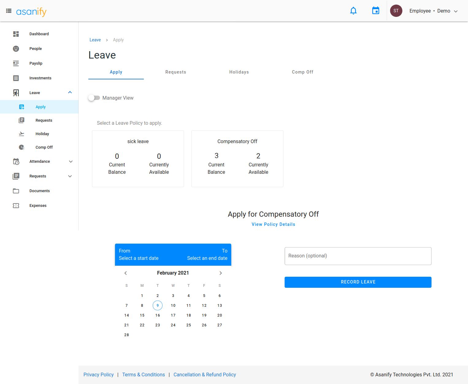 Compensatory off: Rules and everything else you need to know! | Asanify