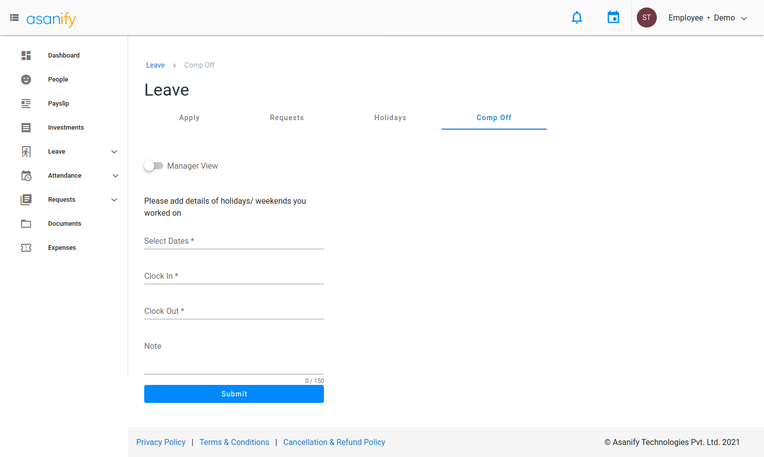 Compensatory off: Rules and everything else you need to know! | Asanify