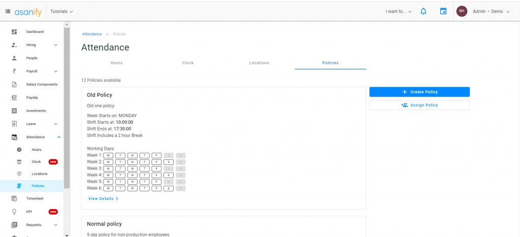 How to create an Attendance Policy easily (with Template)? | Asanify