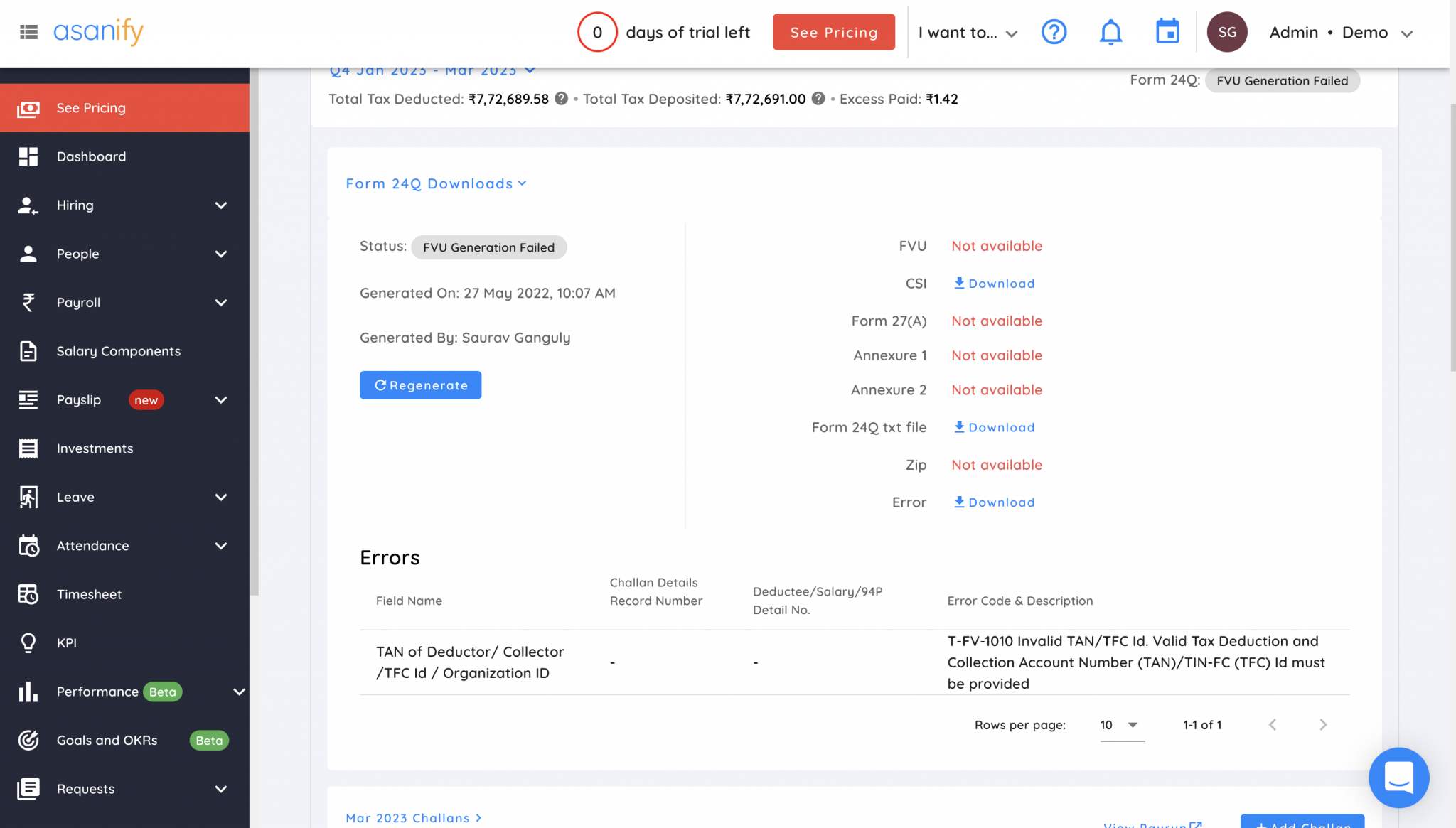 Form 24Q: Here's how to generate form 24Q in 5 easy steps | Asanify