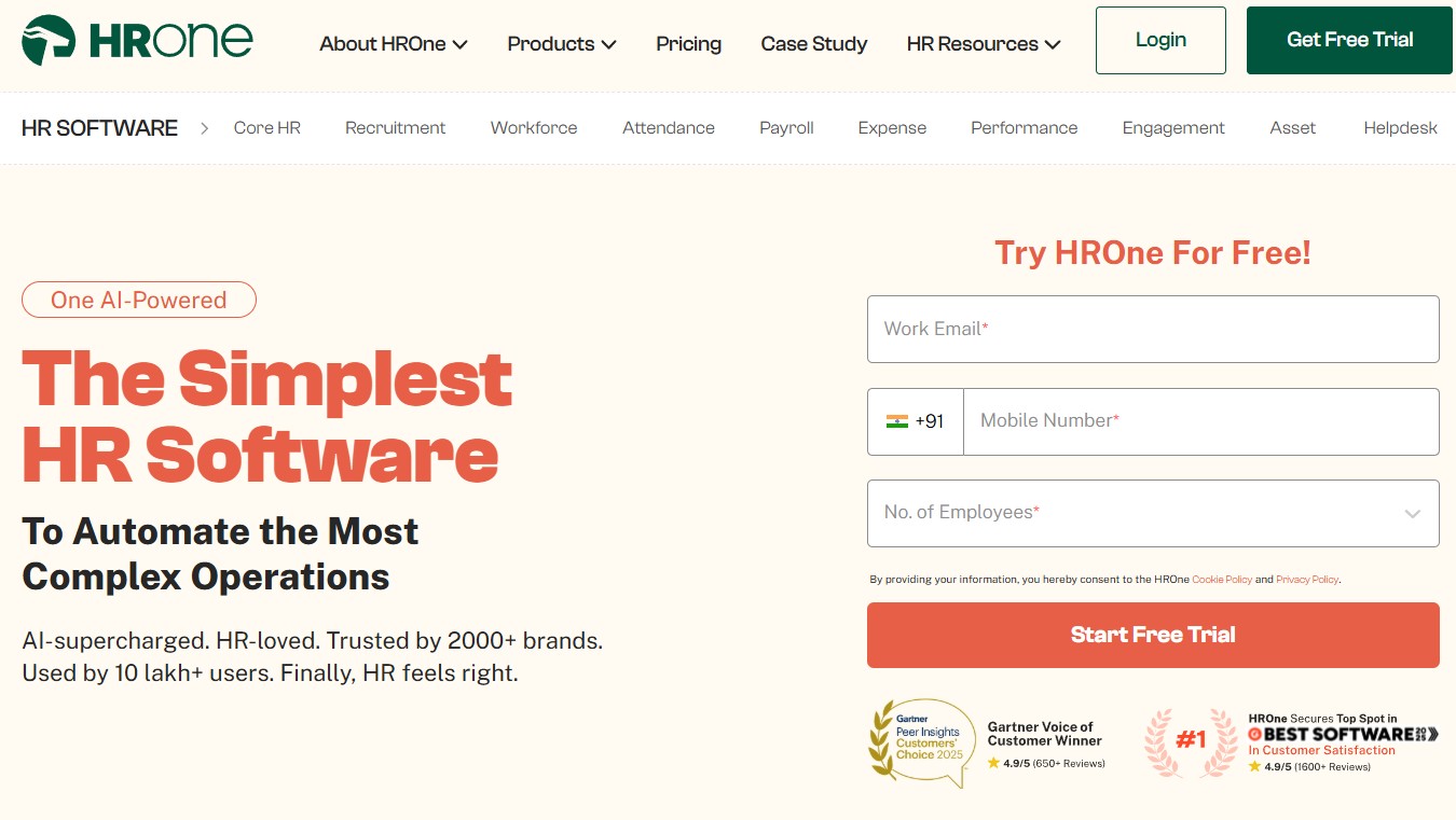 Top 10 HRMS Software in India 2026 | Asanify