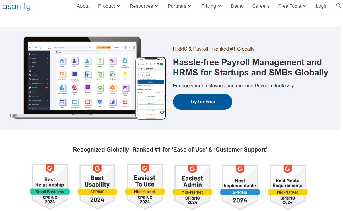 Top 10 HRMS Software in India 2026 | Asanify